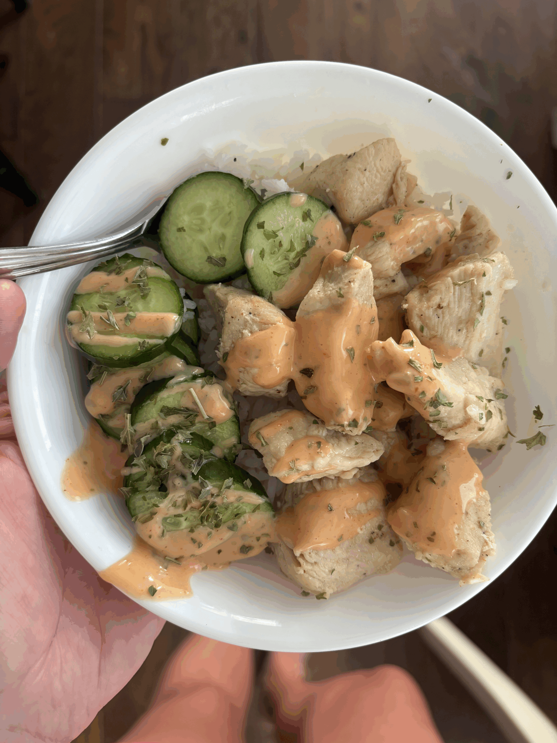 Spicy Chicken Bowl - Rachel Tritsch